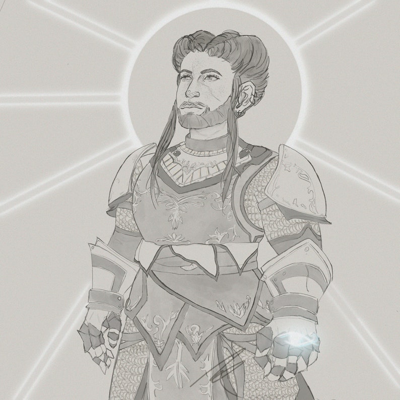 Knee up Dnd Character Sketch Art Commission, Couple Art Commission ...