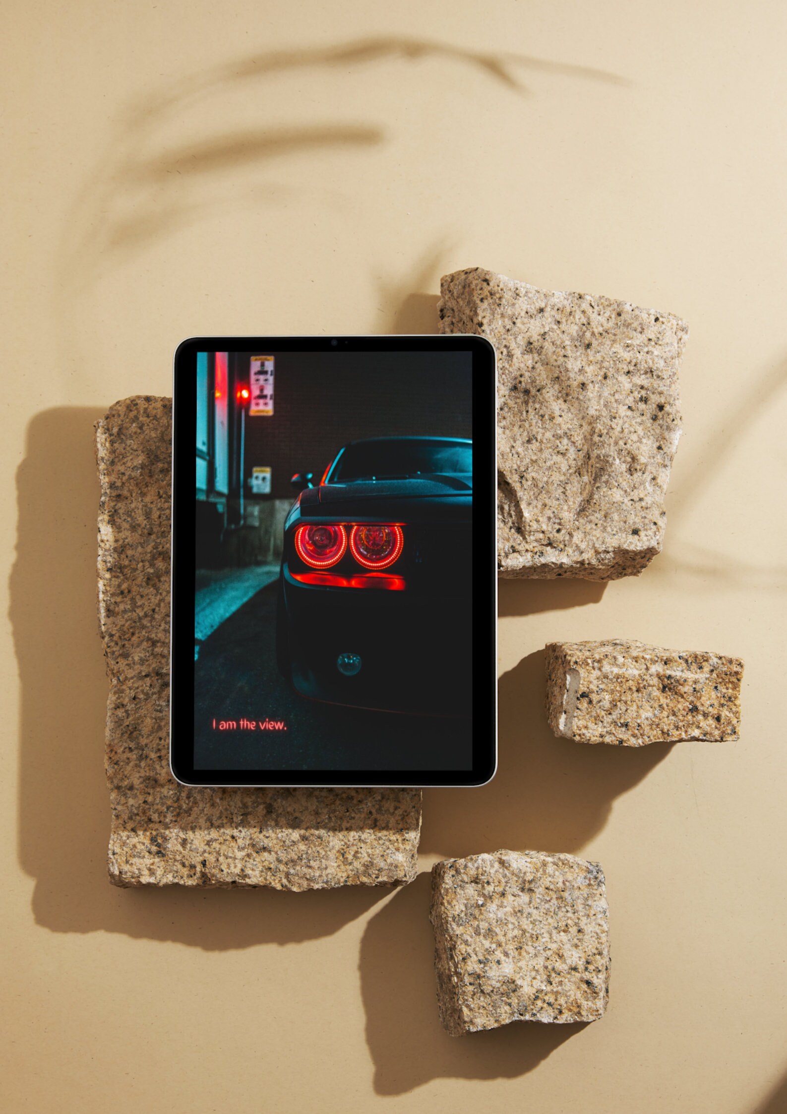 I AM THE VIEW Cars Poster Quote Print Red Wall Night Wallpaper - Etsy