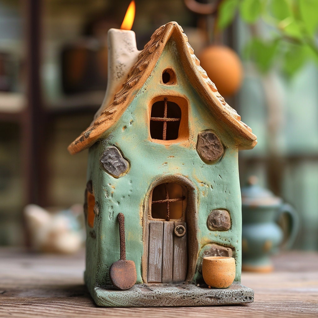 Clay Miniature Victorian Houses for Classic Appeal - Etsy