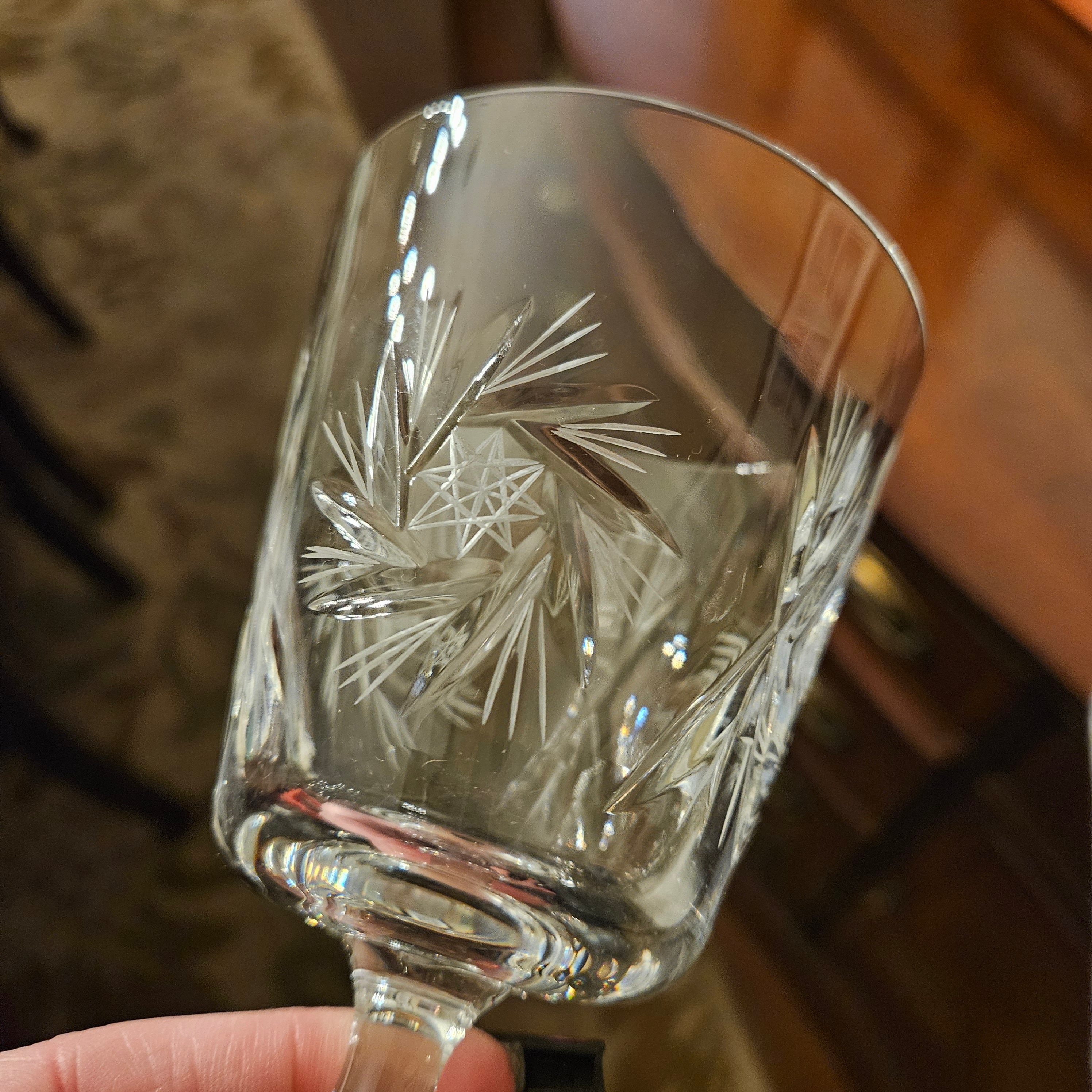 Vintage Kusak Cut Glassworks 'berlin' Water Goblets set of 2 - Etsy