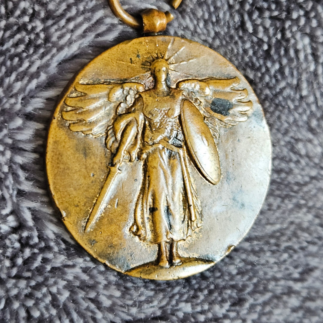 Original Early Issued WW2 U.S. Military Victory Medal W/full Ribbon ...