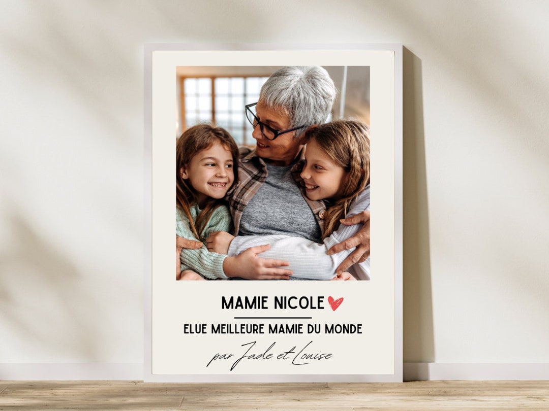 Personalized Grandma Poster / Best Grandma in the World, Ideal for ...