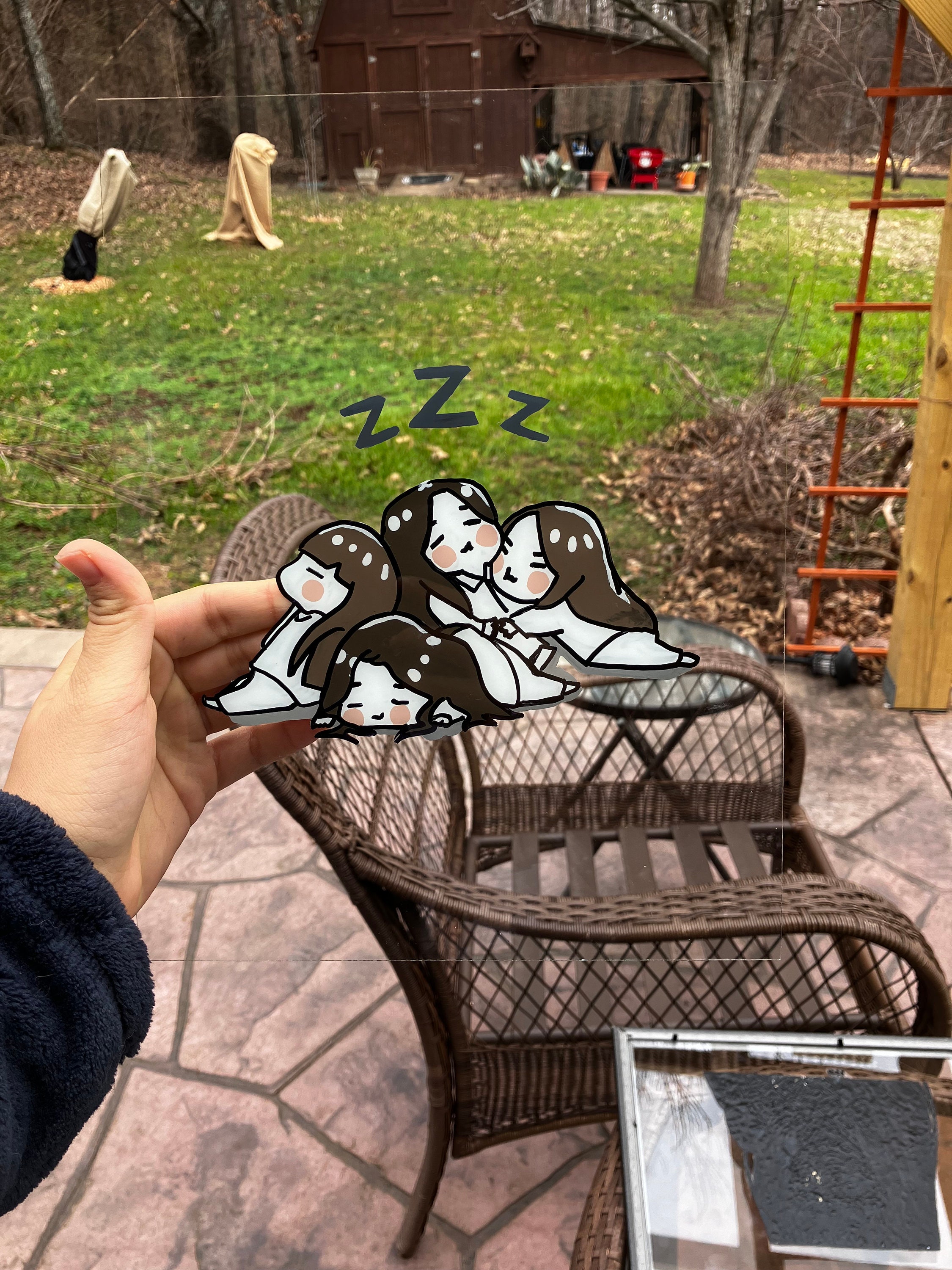 Cute Animated Glass Paintings - Etsy