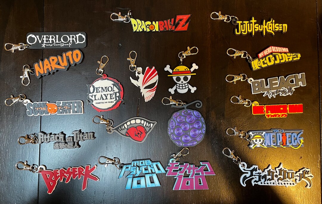 Anime Keychains - Etsy
