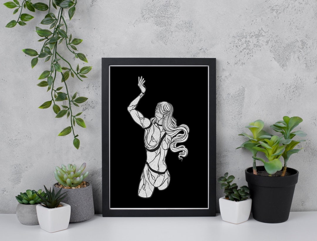 Statue Artwork Female Body Wall Art Goth Art Greek Statue Art Studio ...