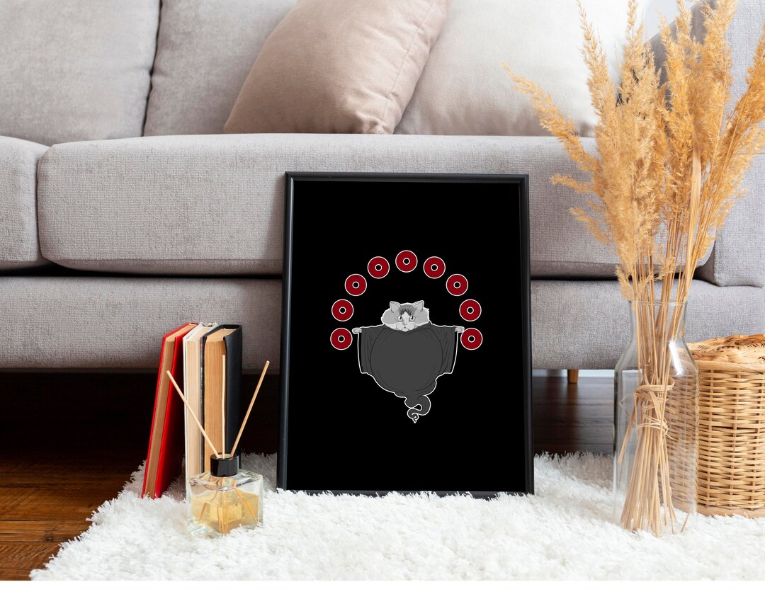 Wallart Funny Cat Meme Wall Hanging Fat Cat Wall Art Loops Brother Home ...