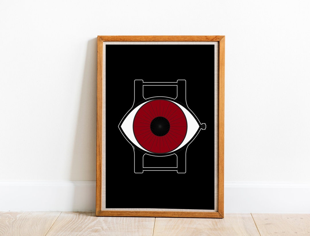 Eyeing Time on Black, Watch, Eye, Evil Eye, Timepiece, Gothic, Creepy ...