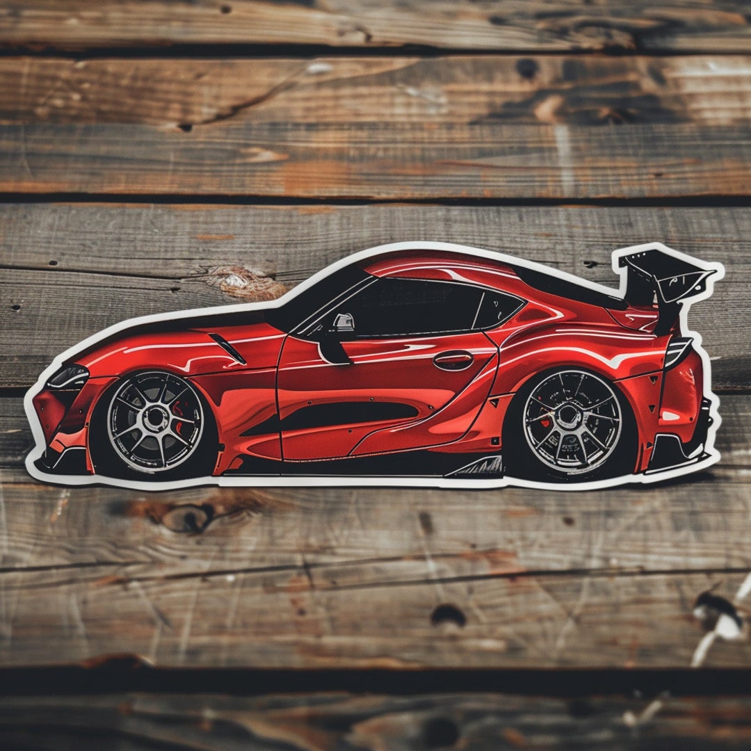 Car Toyota Supra MK5 Logo Sticker Design Drawing - Etsy