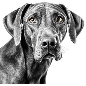 Rhodesian Ridgeback Dog Svg Portrait Bundle: Laser Cut Design on Metal ...