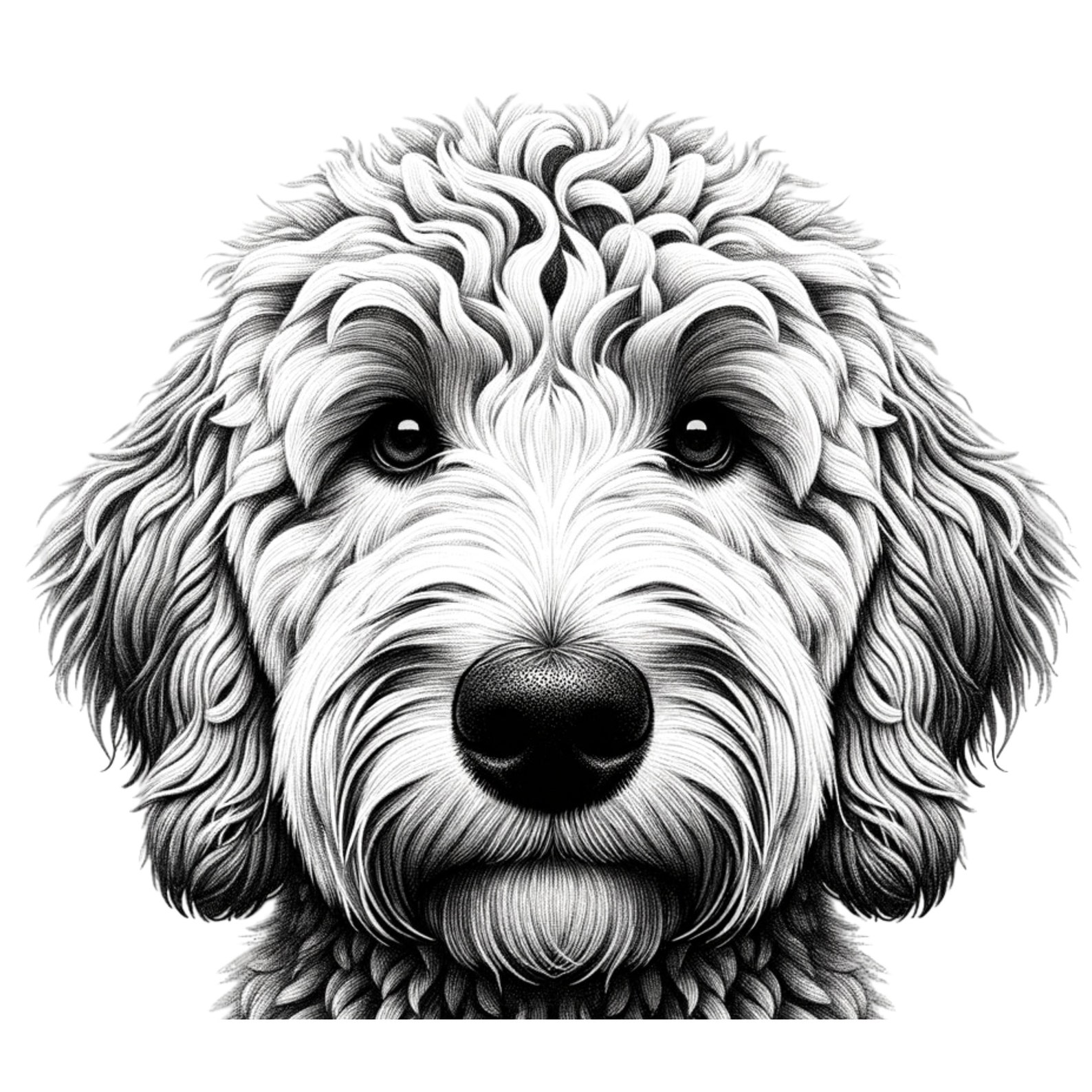 Goldendoodle Bundle, Goldendoodle Svg, Goldendoodle Clipart Silhouette ...