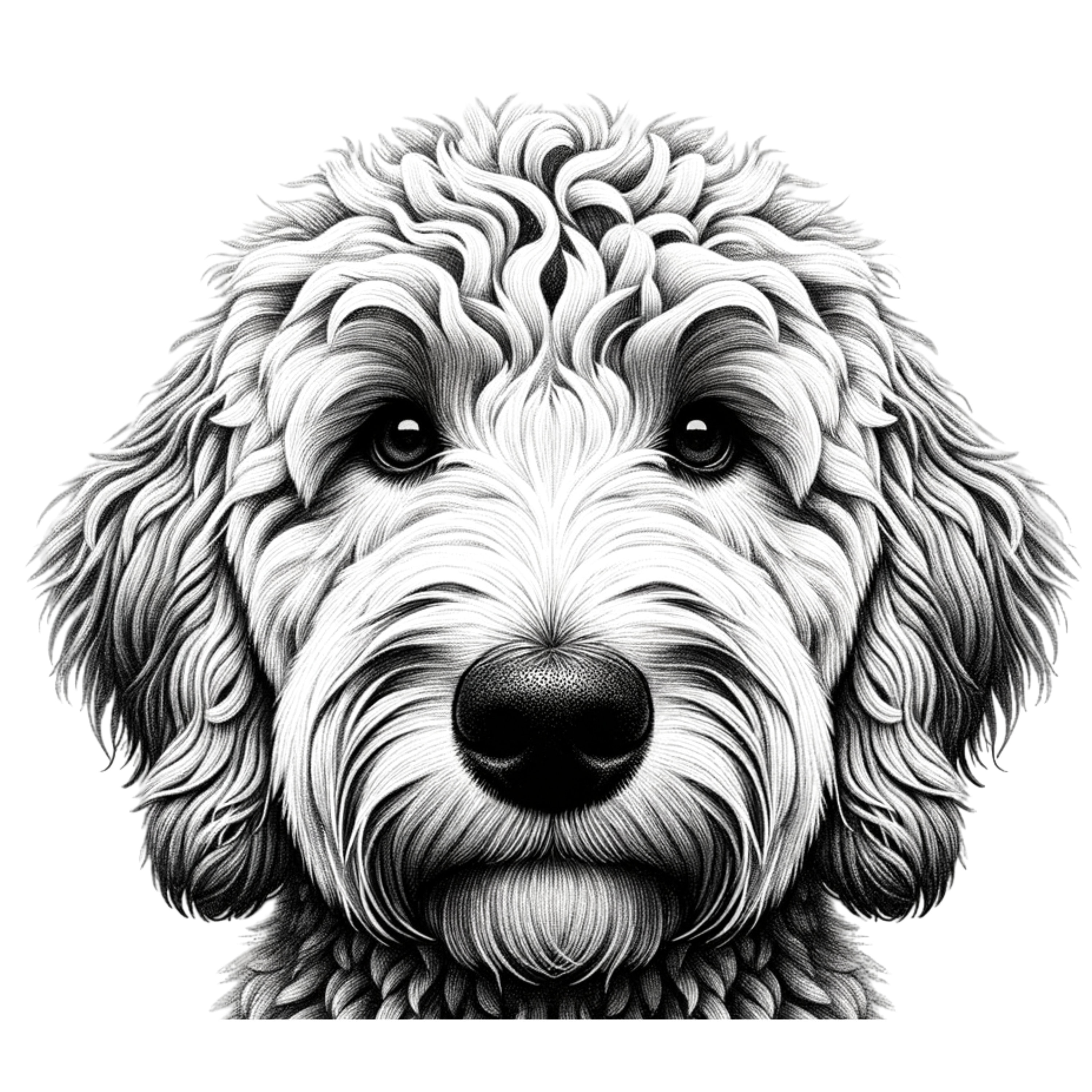 Goldendoodle Bundle, Goldendoodle Svg, Goldendoodle Clipart Silhouette ...