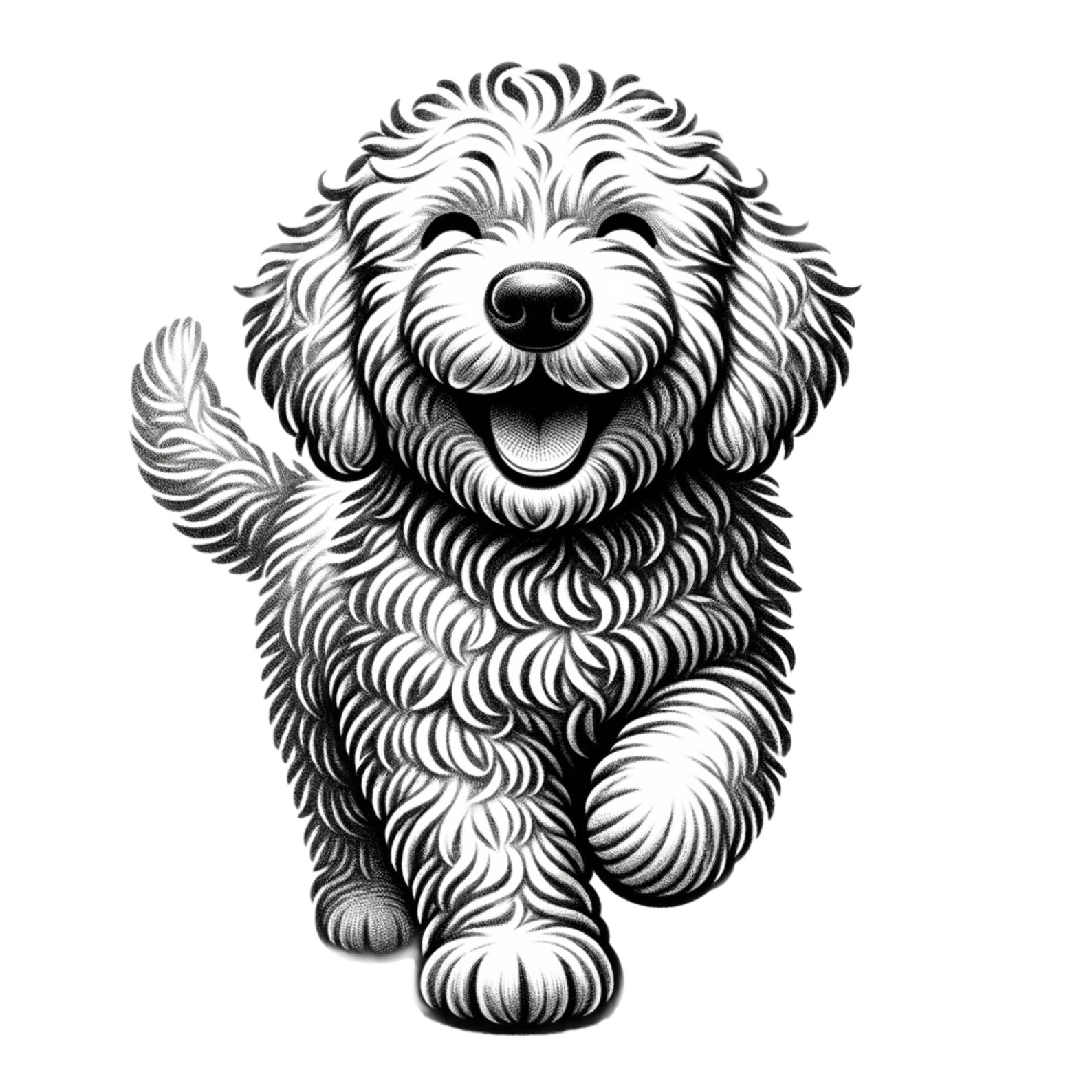 Goldendoodle Bundle, Goldendoodle Svg, Goldendoodle Clipart Silhouette ...