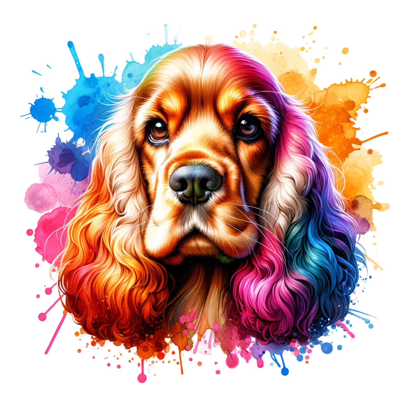 English Cocker, American Cocker Spaniel, Cocker Spaniel Svg, Pet Lover ...