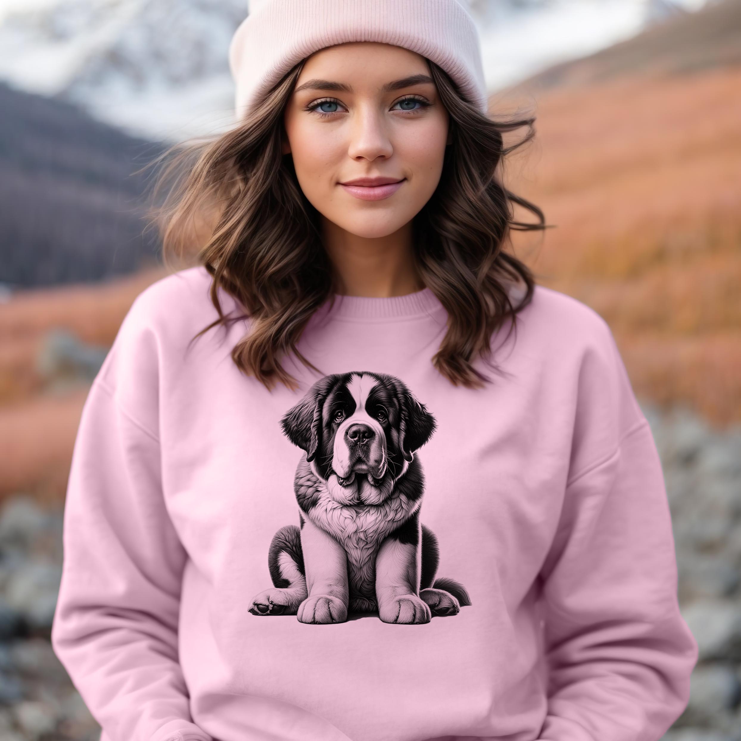 Saint Bernard Dog Vector Portrait Svg, Pet Tattoo Shirt Mug Design Gift ...