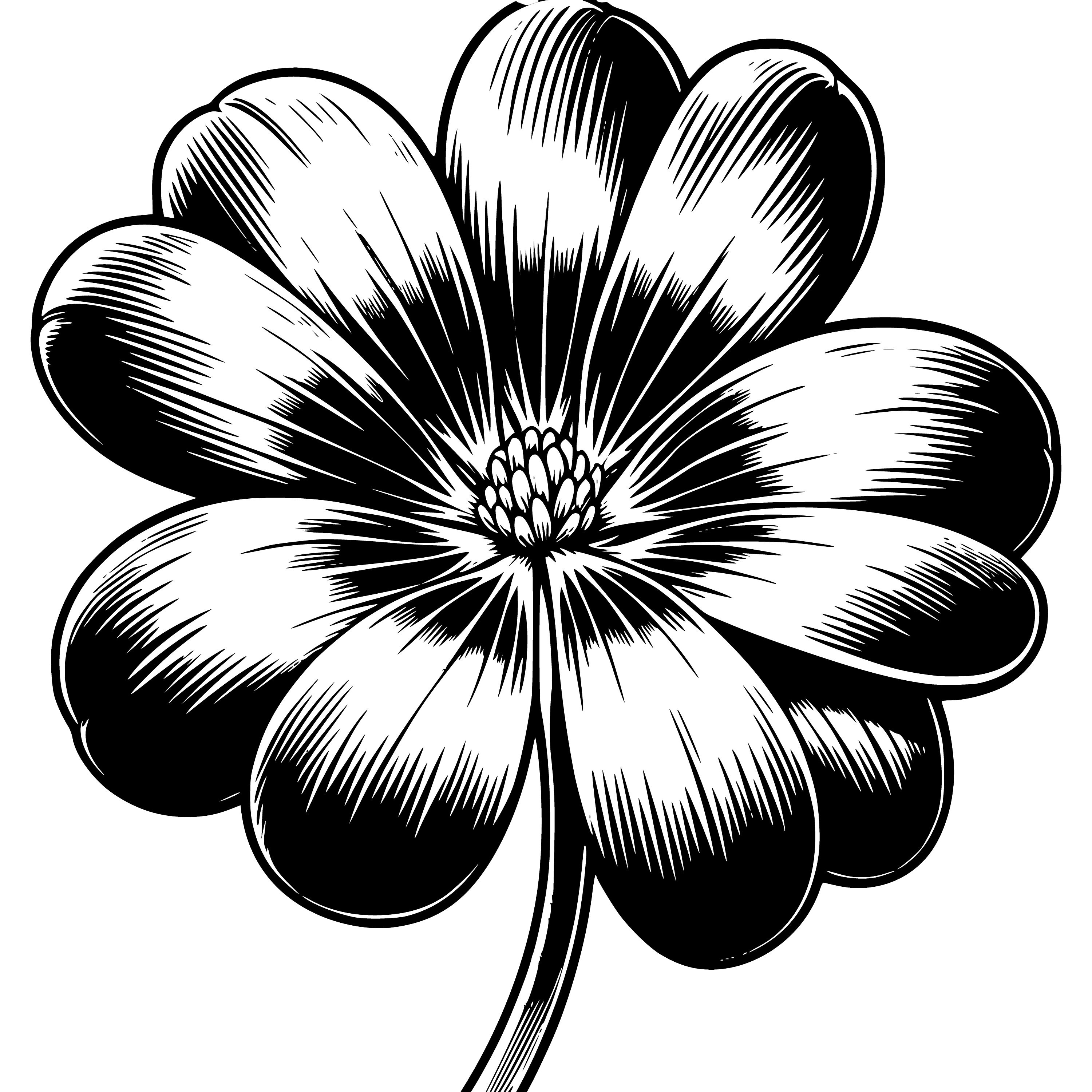 Clover Svg, Lucky Clover Svg, Four Leaf Clover Svg, Clover Png, Clover ...