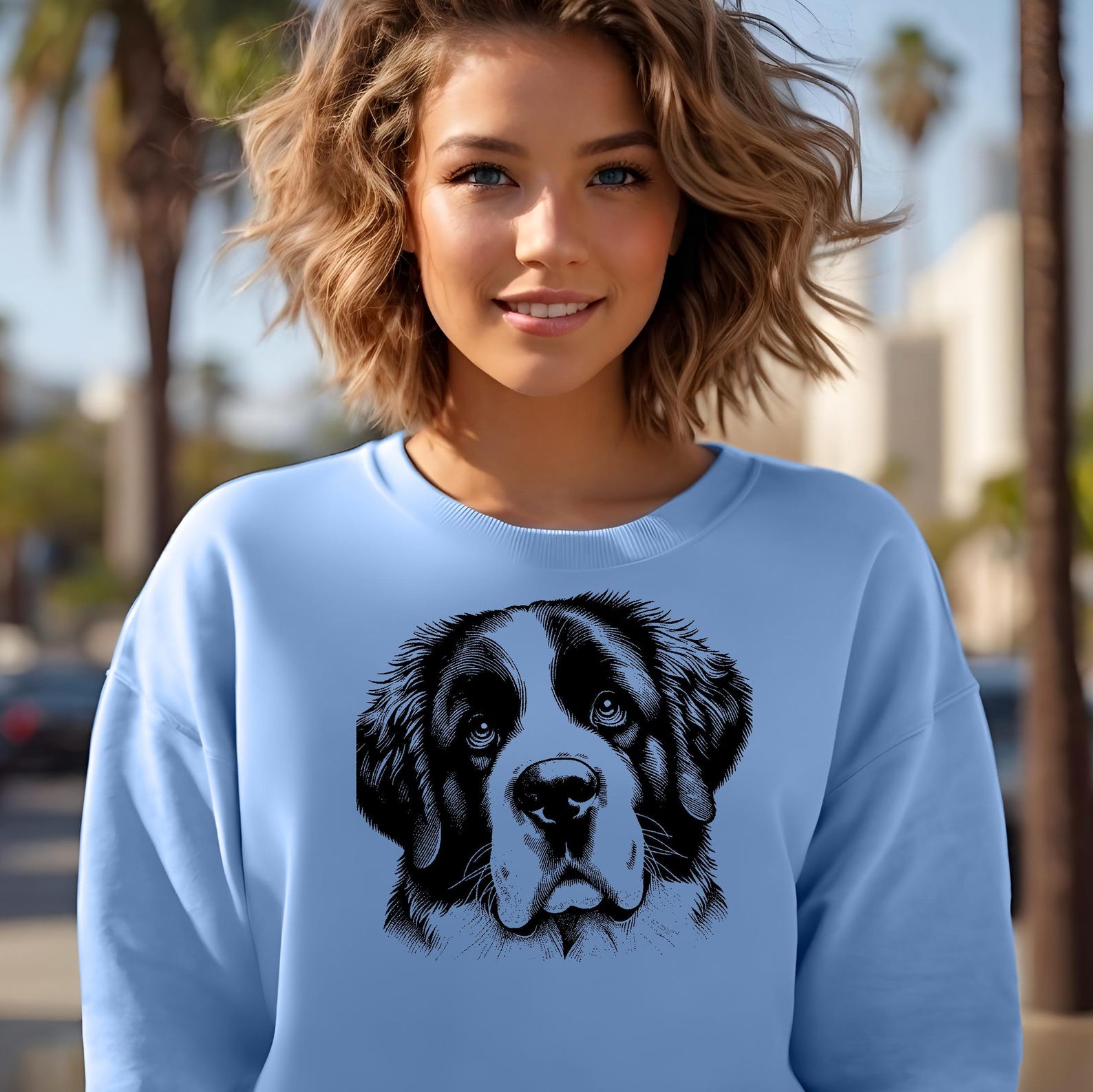 Saint Bernard Dog Vector Portrait Svg, Pet Tattoo Shirt Mug Design Gift ...