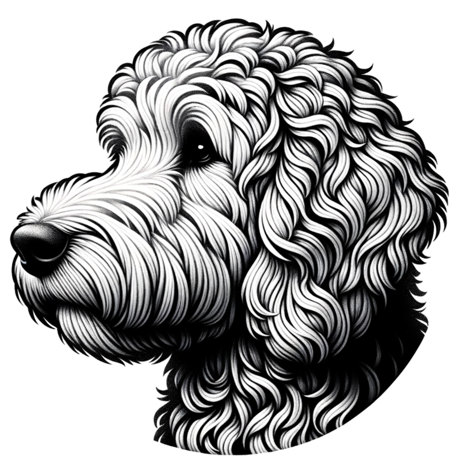 Goldendoodle Bundle, Goldendoodle Svg, Goldendoodle Clipart Silhouette ...