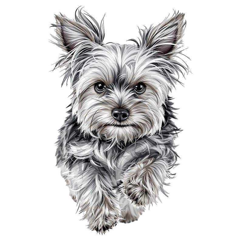 Yorkie Dog SVG PNG Bundle, Laser Cut Design (digital Download) - Etsy