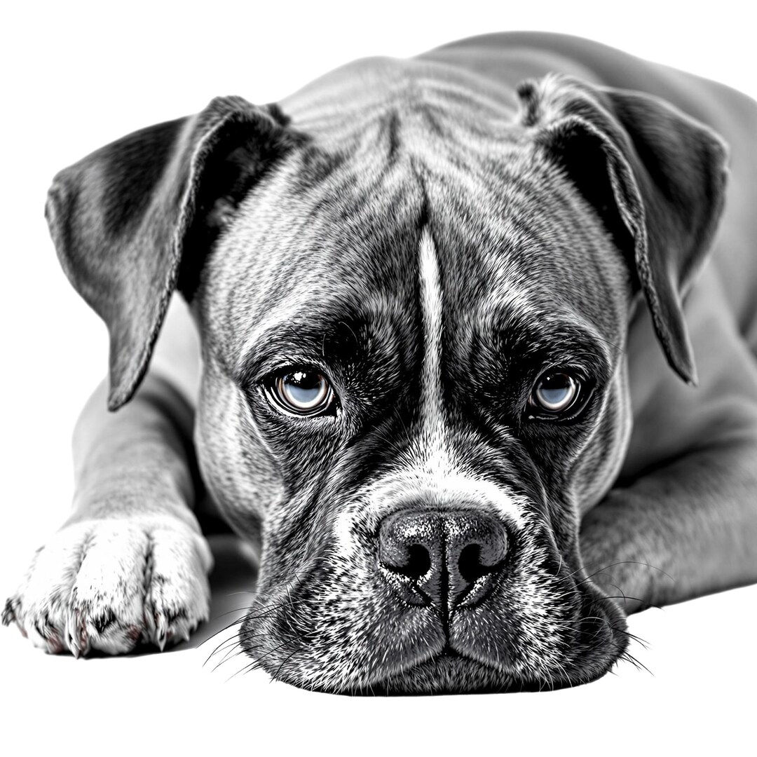 Boxer Dog Svg Bundle: Laser Cut Design on Metal Wood Porcelan Glass ...