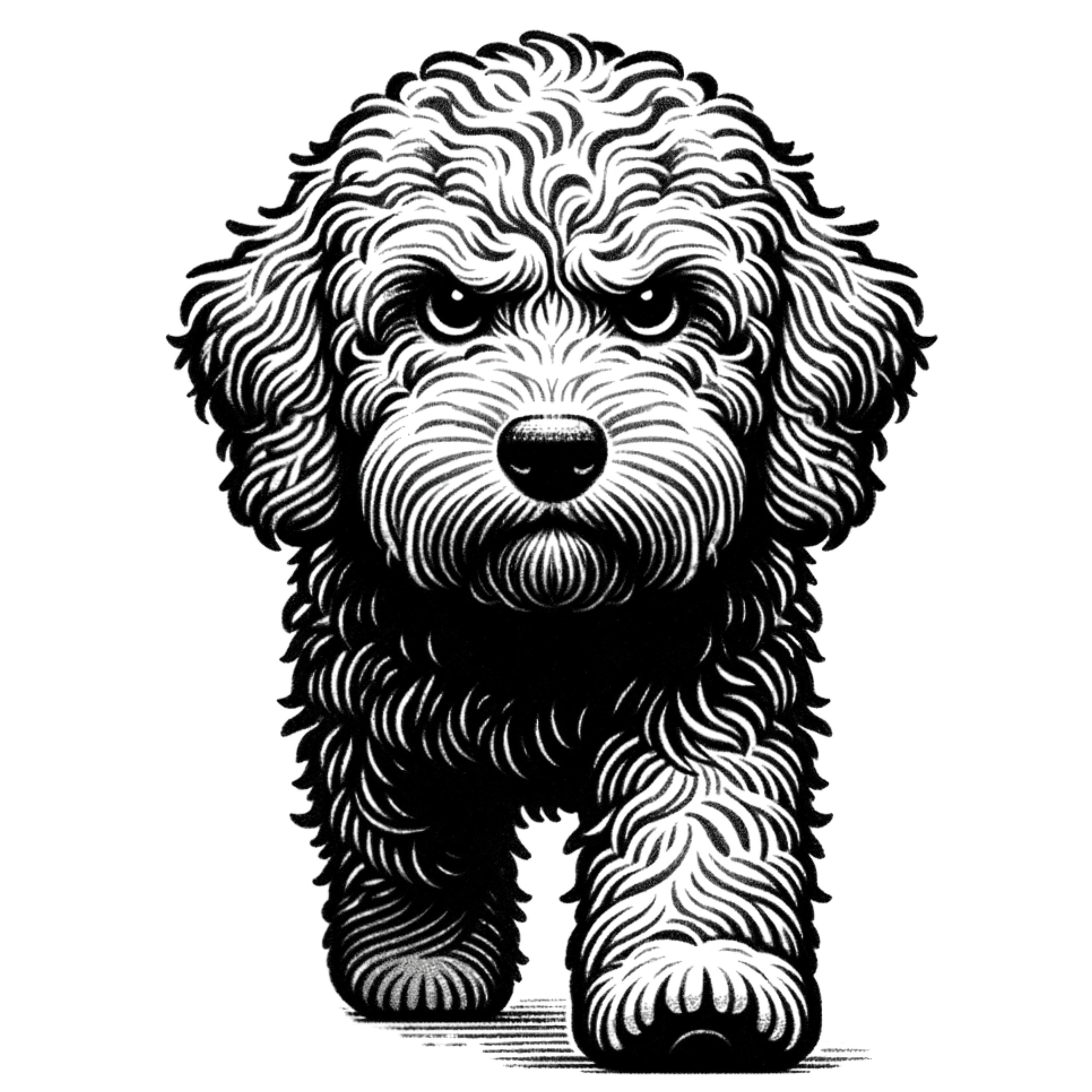 Golden Doodle Dog Personalised Svg Clip Art Bundle, Laser Cut Project ...