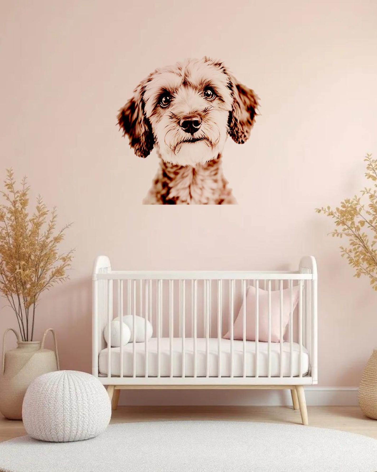 Schnoodle Dog Clipart Bundle: Fine Line Portrait (svg, Png, Pdf, Jpg ...