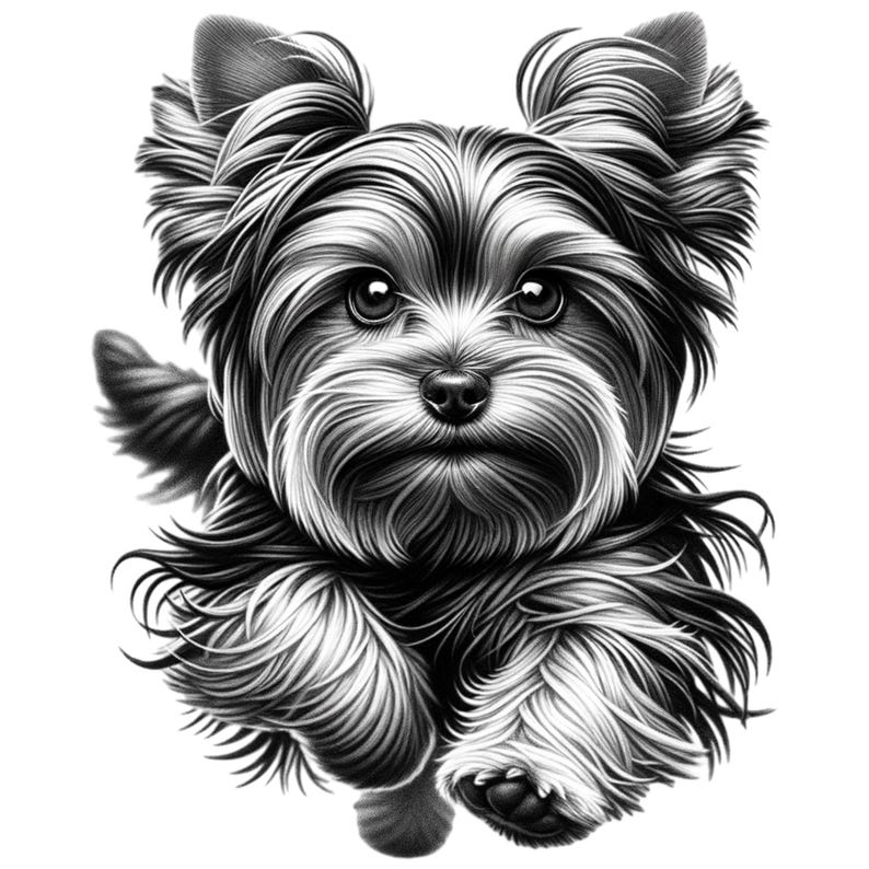 Yorkie Dog Svg File Bundle, Laser Cut Diy Project Design, Digital ...