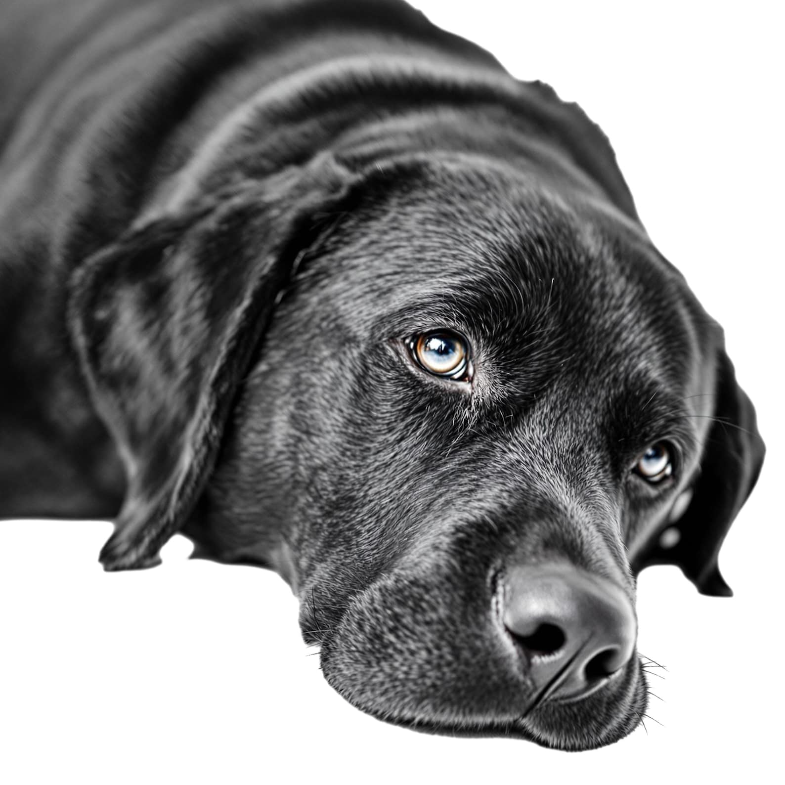 Black Labrador Dog Svg Clipart Portrait Bundle, Diy Laser Cut Design ...