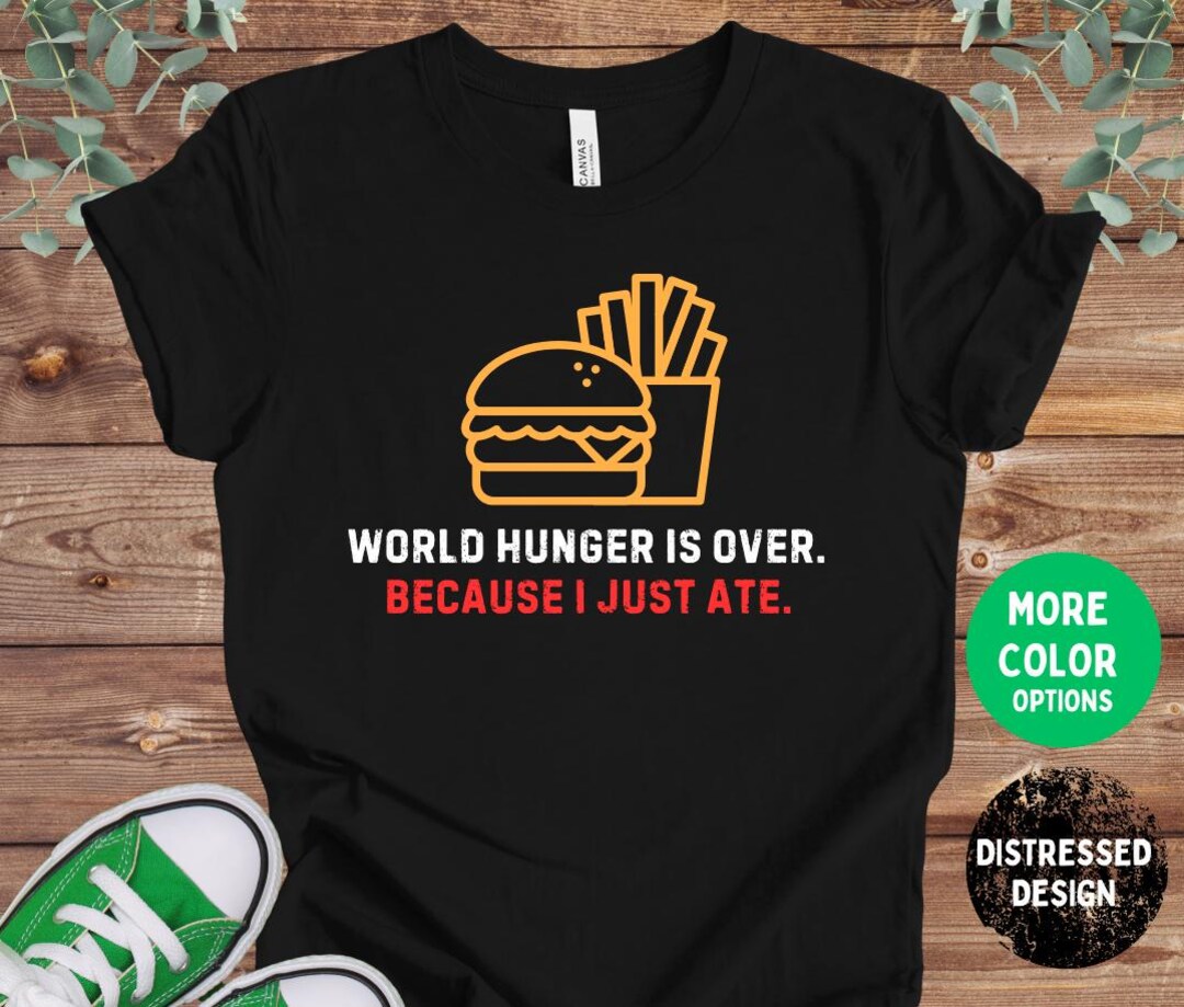 Funny Fast Food Shirt, Unisex Hamburger Graphic Tee, Burger Humor Grill ...