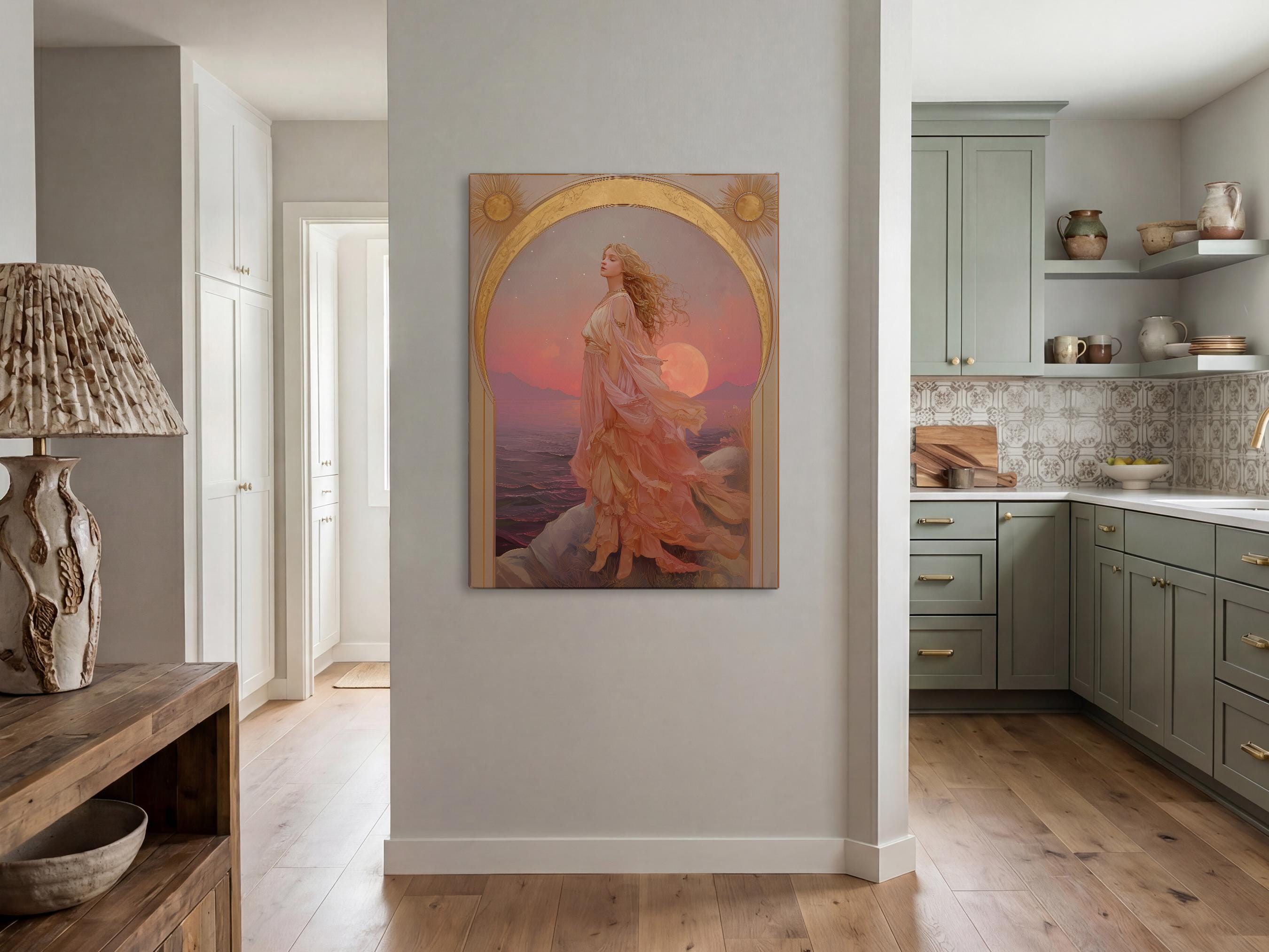 Eos Goddess of the Dawn PRINT on Canvas or Premium Archival Paper, Art ...