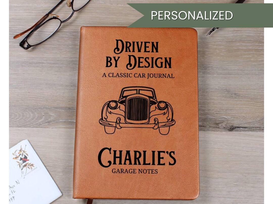 Auto Enthusiast Garage Notebook | Car Mechanic Gift | Personalized ...