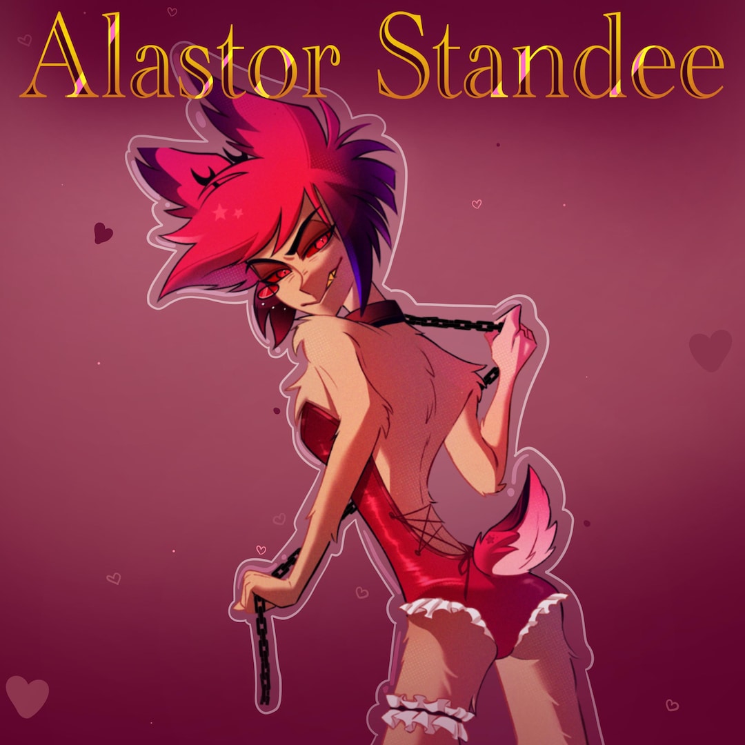 Sexy Alastor Standee Hazbin Hotel Etsy 2120