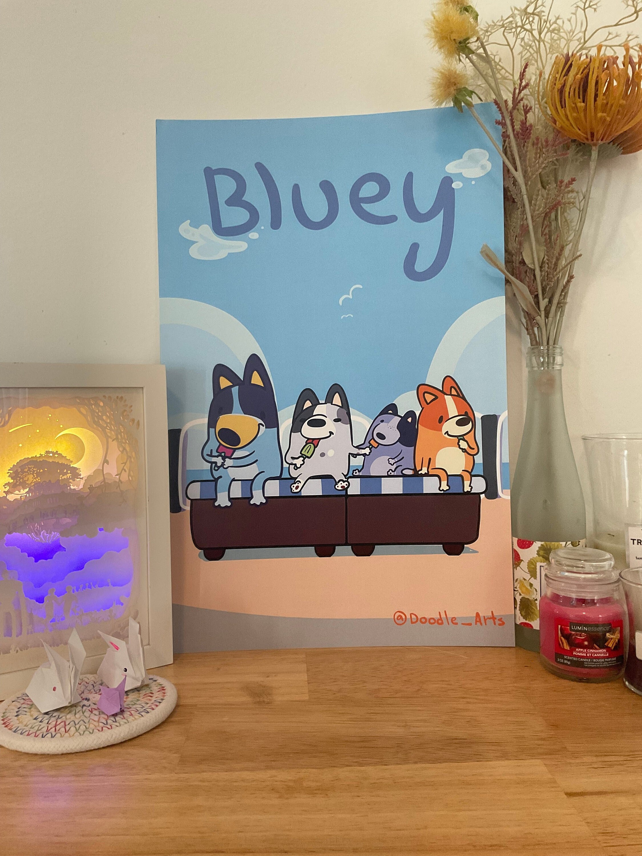 Bluey Popsicle Poster PRE-ORDERS - Etsy UK