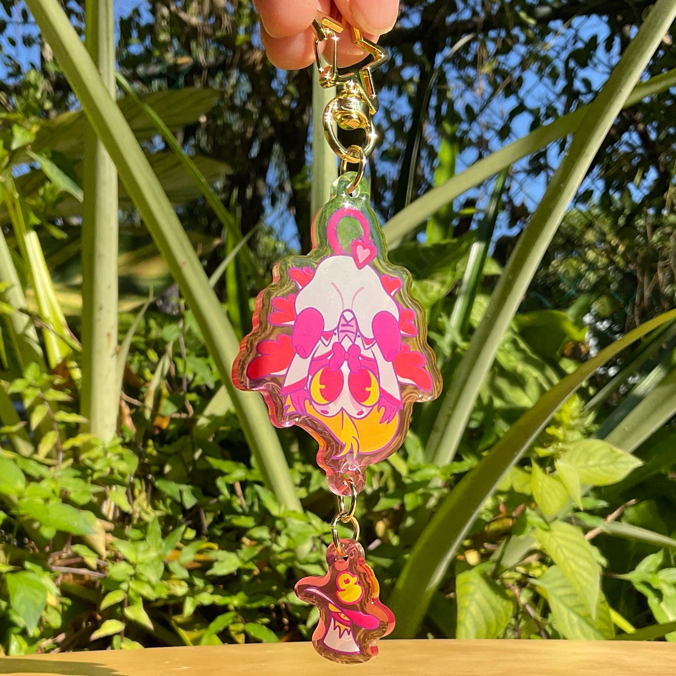 Hazbin Hotel Lucifer Keychain Acrylic (PRE-ORDERS) - Etsy