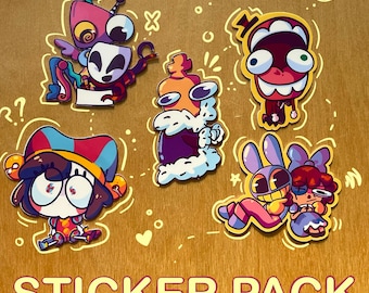 The Amazing Digital Circus | Sticker Sheet - Etsy