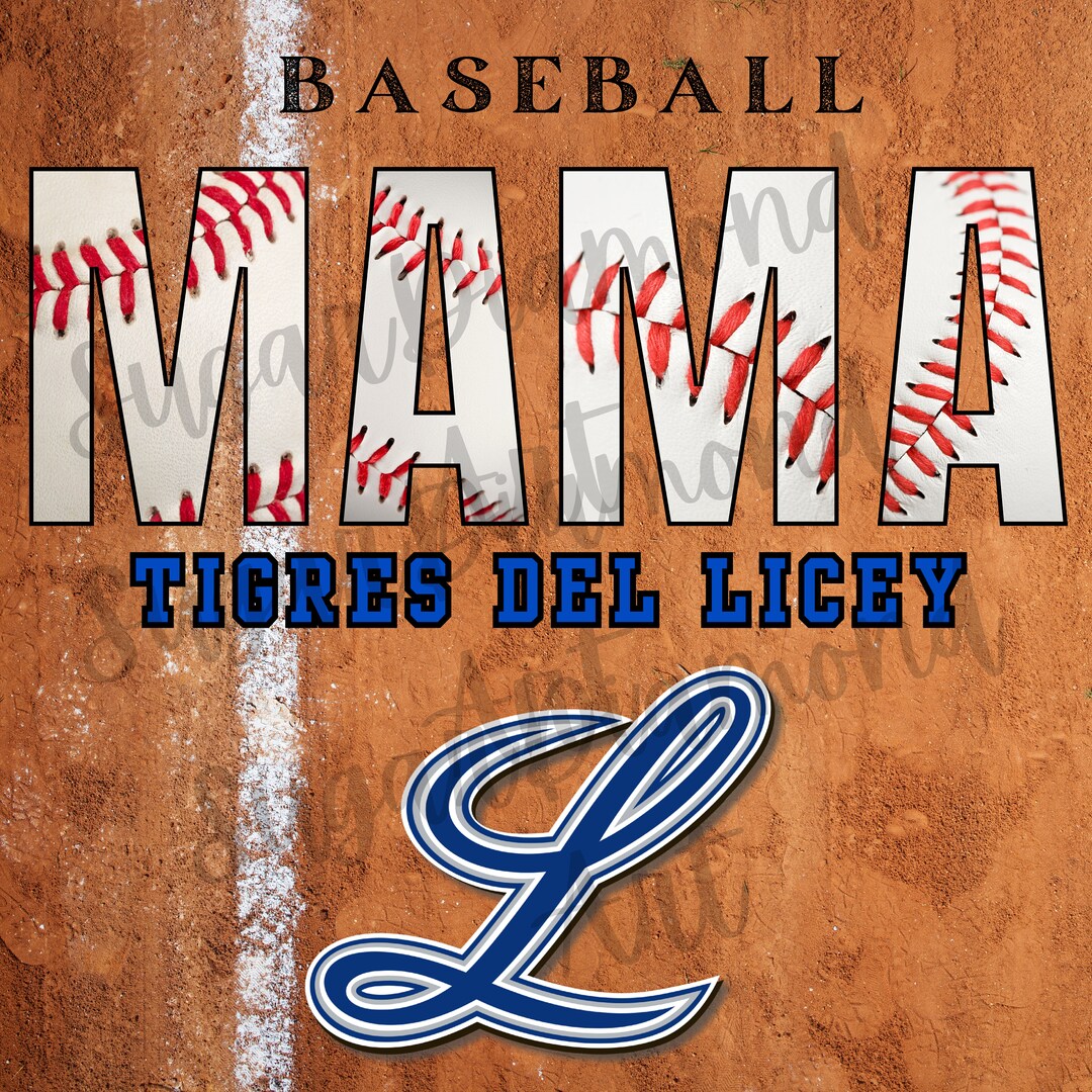 Dominican Tigres Del Licey Baseball Mama PNG (digital Download) - Etsy