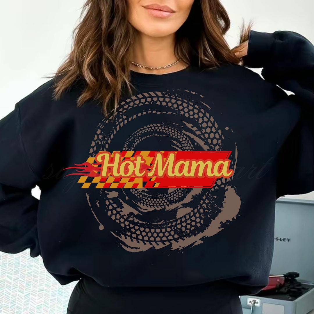 Limited Hot Mama Png, Black and Brown, Mama Png Design, Instant ...