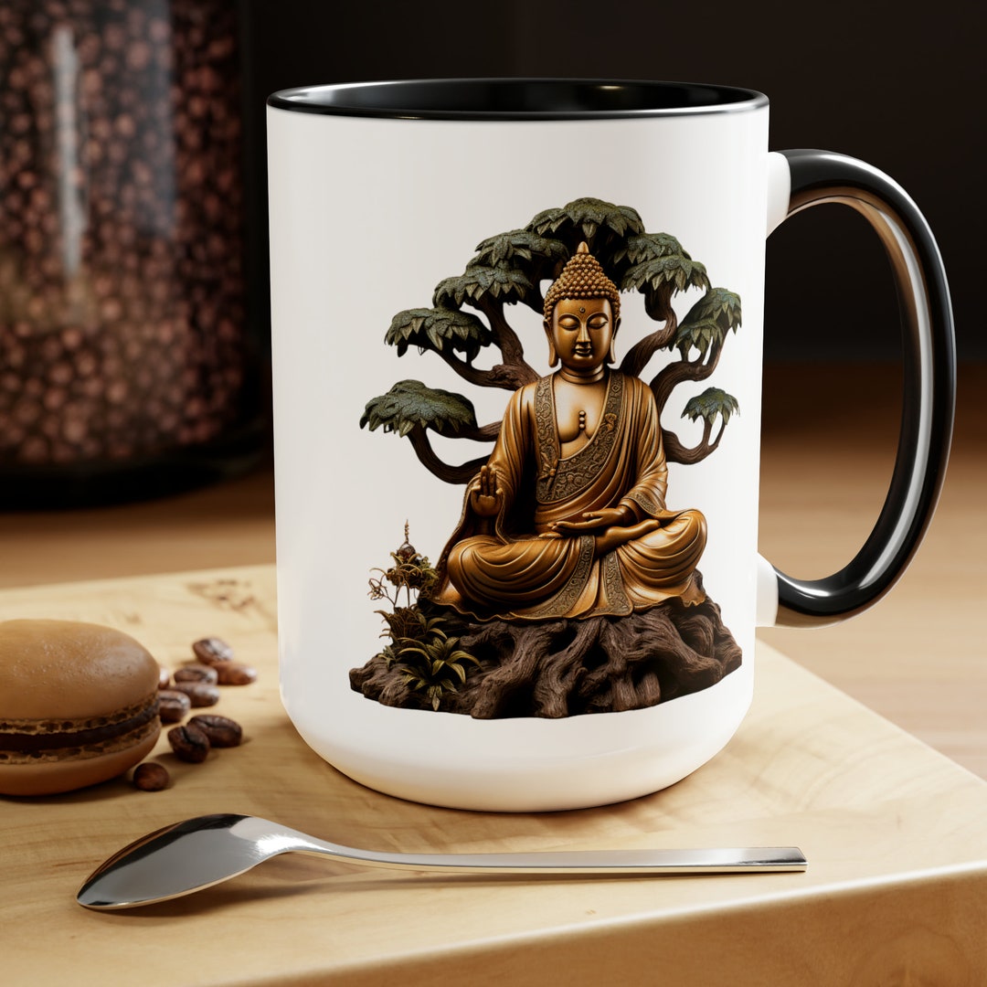 Buddha Coffee Mug, Spirituality Gift, Spiritual Coffee Mug, Tree of ...