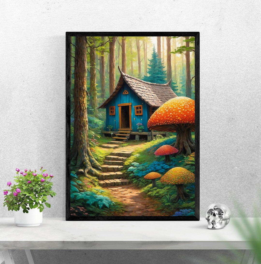A Cute Hut in the Greenery / Tree, Photography, Photography Print, Fine ...