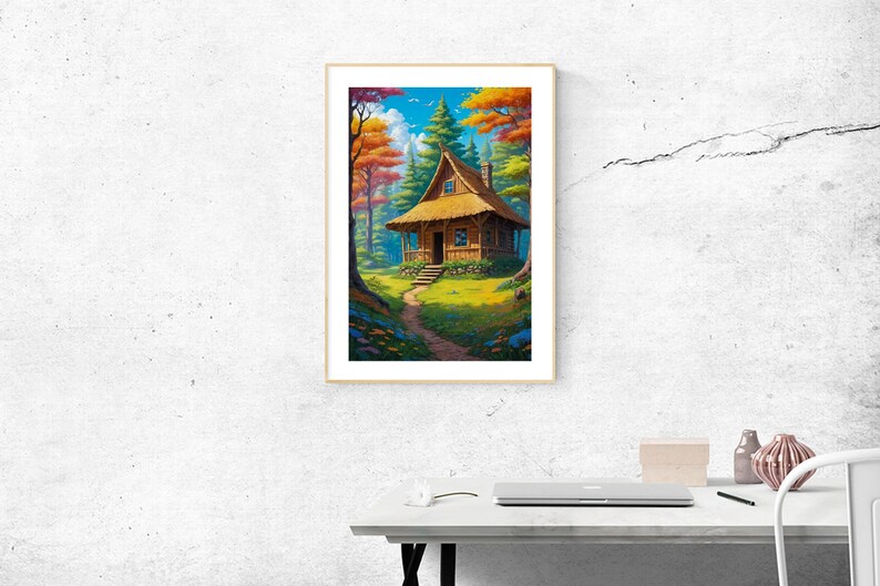 A Cute Hut in the Greenery / Tree, Photography, Photography Print, Fine ...