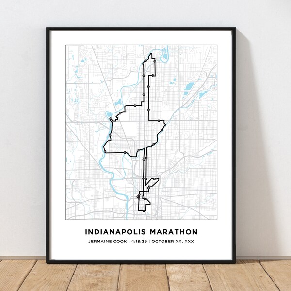 Indianapolis Map - Etsy