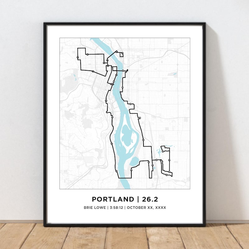 Portland in the Map - Etsy