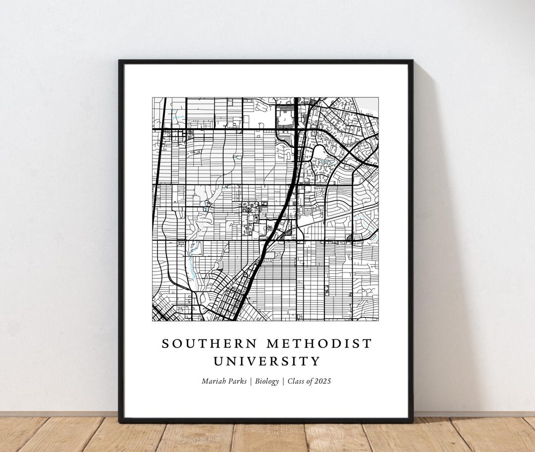 Southern Methodist University Graduation Map | SMU Graduation Map ...