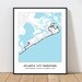 Atlantic City Marathon Course Map Personalized Atlantic City - Etsy