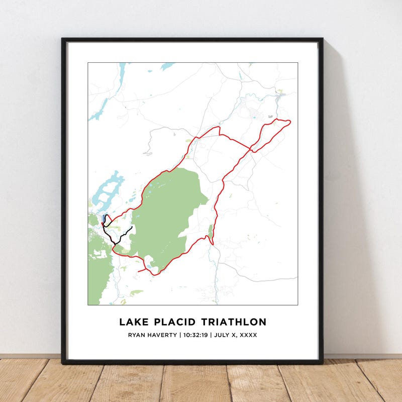 Ironman Map Personalized - Etsy