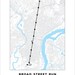 Broad Street Run Course Map Personalized Philadelphia Marathon Route ...