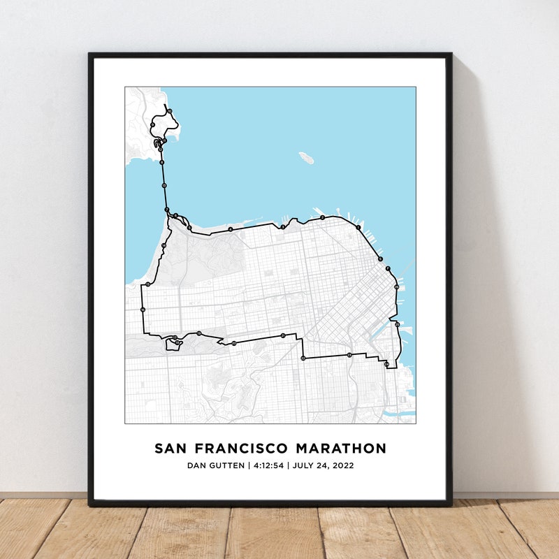 San Francisco Map - Etsy