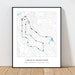 Broad Street Run Course Map Personalized Philadelphia Marathon Route ...
