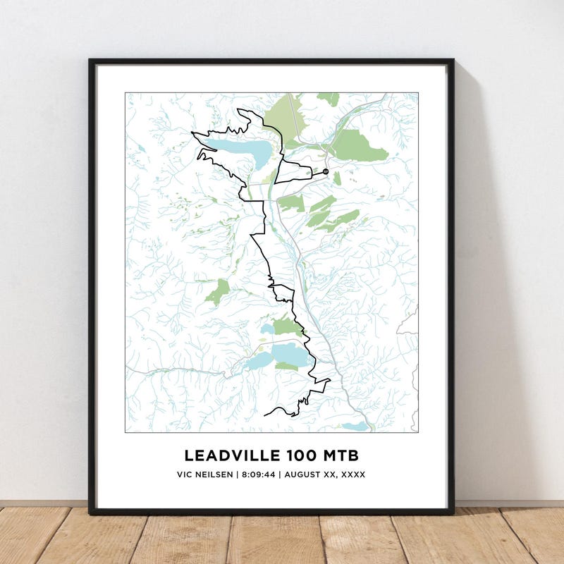 Ultra Trail Map - Etsy