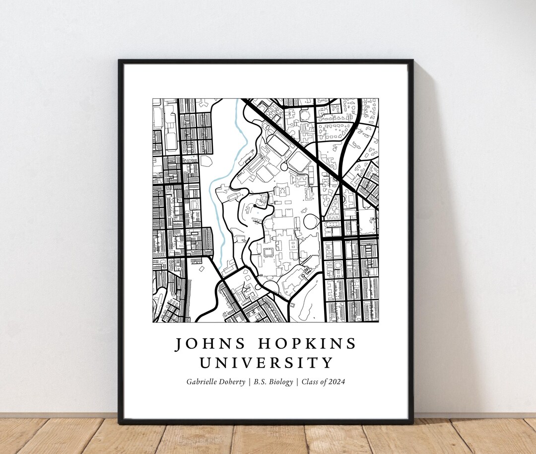 Johns Hopkins Graduation Map | Johns Hopkins University Map ...