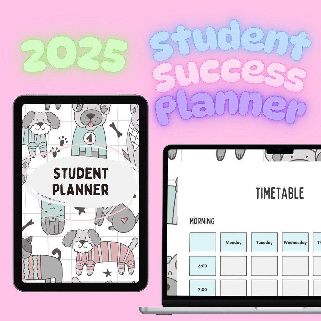 Student Planner Spreadsheet, School Assignment Tracker, Homework ...